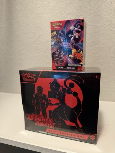 Pokémon TCG: Destined Rivals ETB + Booster Bundle sealed brand new ...
