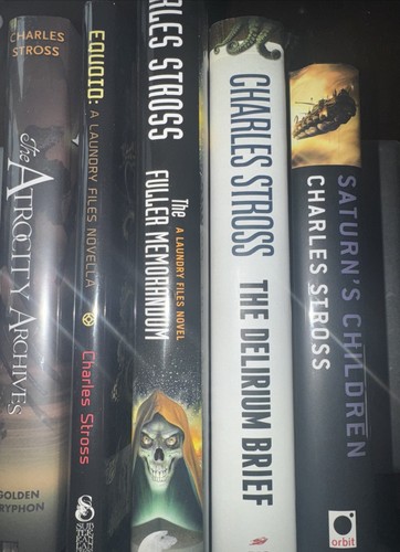 Atrocity Archives Equoid Charles Stross SIGNED Subterranean Laundry ...