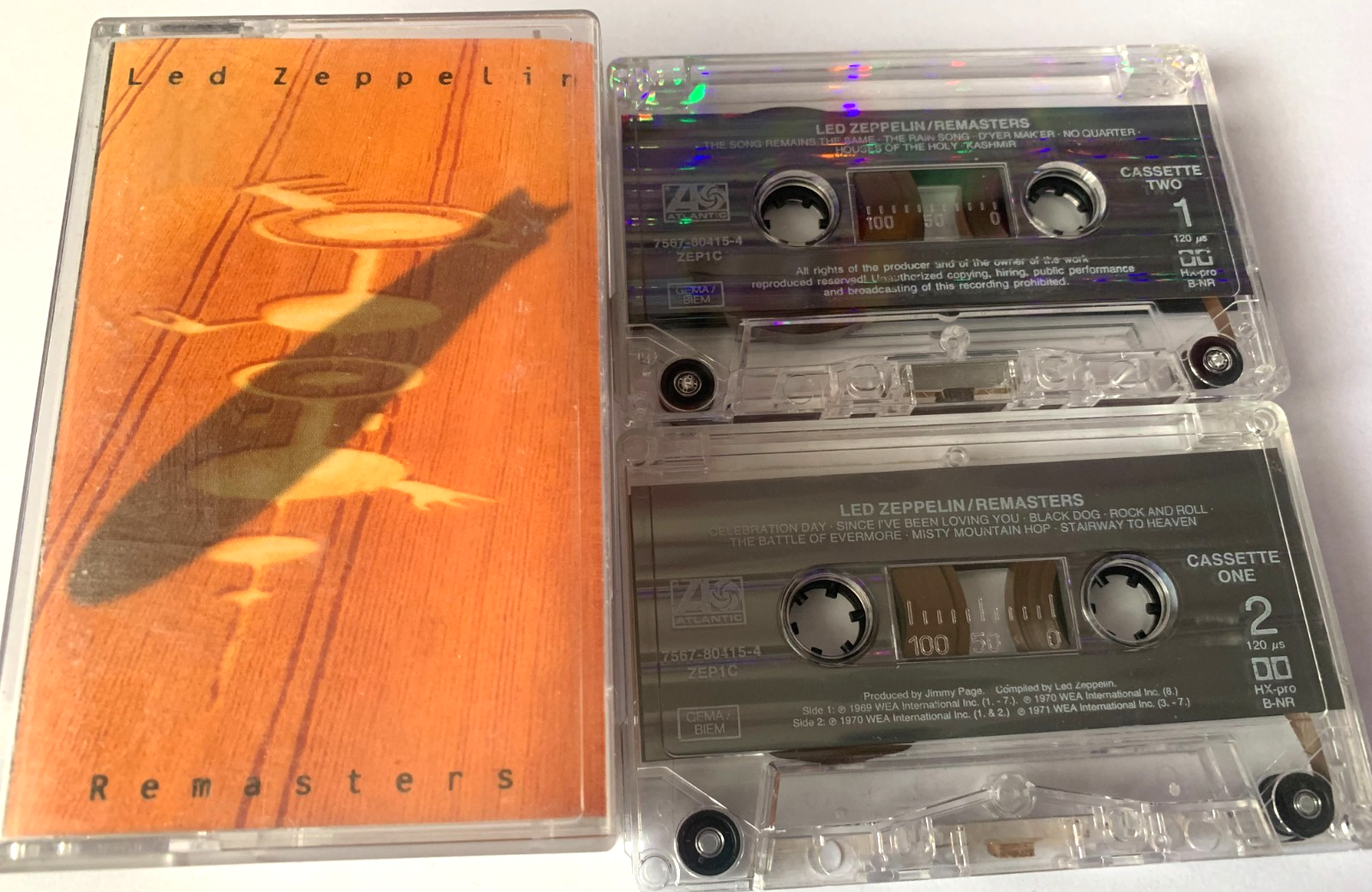 LED ZEPPELIN - REMASTERS - DOUBLE TAPE CASSETTE ALBUM | eBay UK