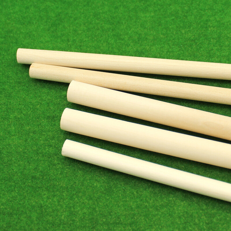 Ø 20mm Round Wooden Dowel Rod Bar Pine Wood DIY Craft Sticks 100/200 ...