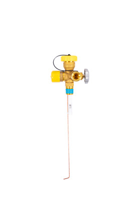 100 - 200 LB. LP POL Valve for Propane Cylinder Tank 11.6 Tube 375 PSI ...