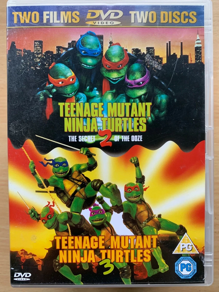 Teenage Mutant Ninja Turtles 3 Dvd Cover
