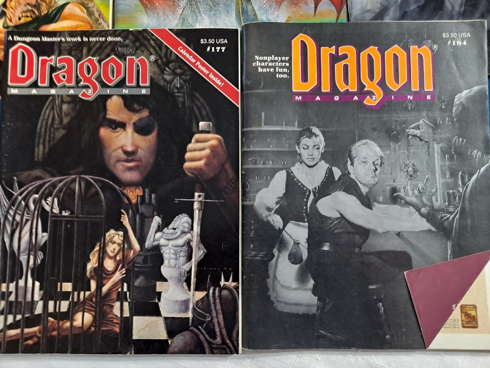 Dungeons And Dragons Lot Of 5 Dragon Magazines | eBay