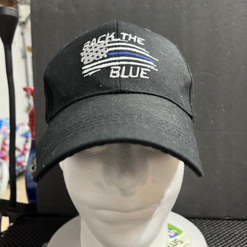 Back the Blue Hat Baseball Cap Truckers Hat Black Adjustable Unbranded ...