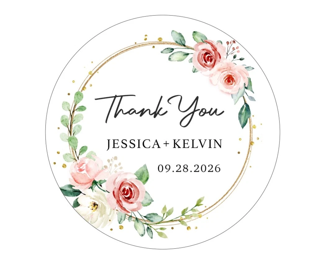 Personalized Thank You Labels