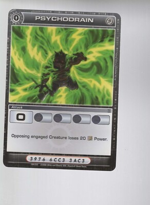 Chaotic Attack Psychodrain common | eBay