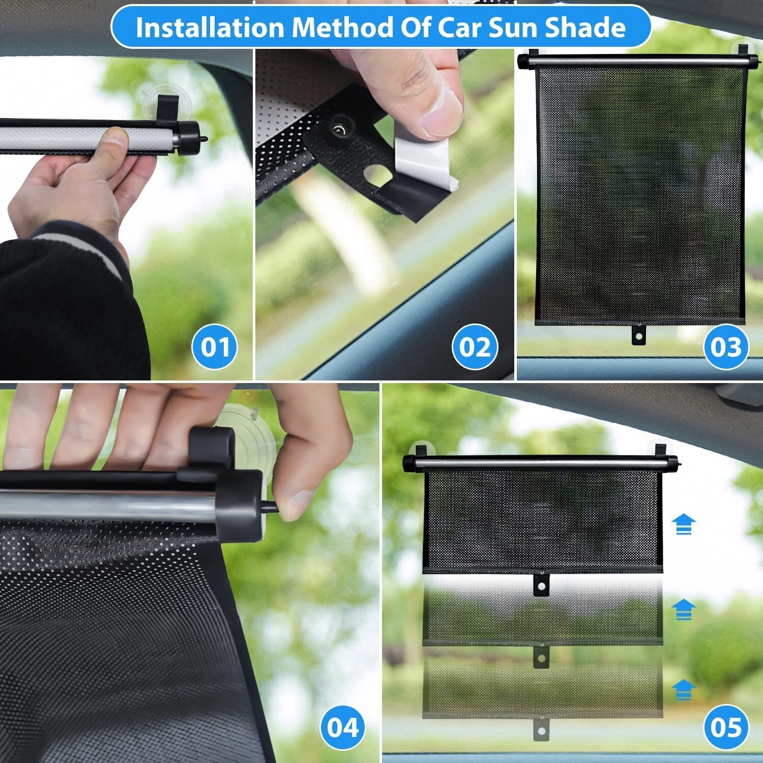 Tapasol para auto tapa sol de carro protector solar auto pack 2 facil ...