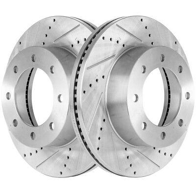 Front Brake Disc Rotors for F250 Truck F350 F450 Ford F-250 Super Duty ...