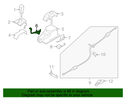 Genuine Volvo Automatic Transmission Shift Lever Bracket Rocker Arm S60 ...