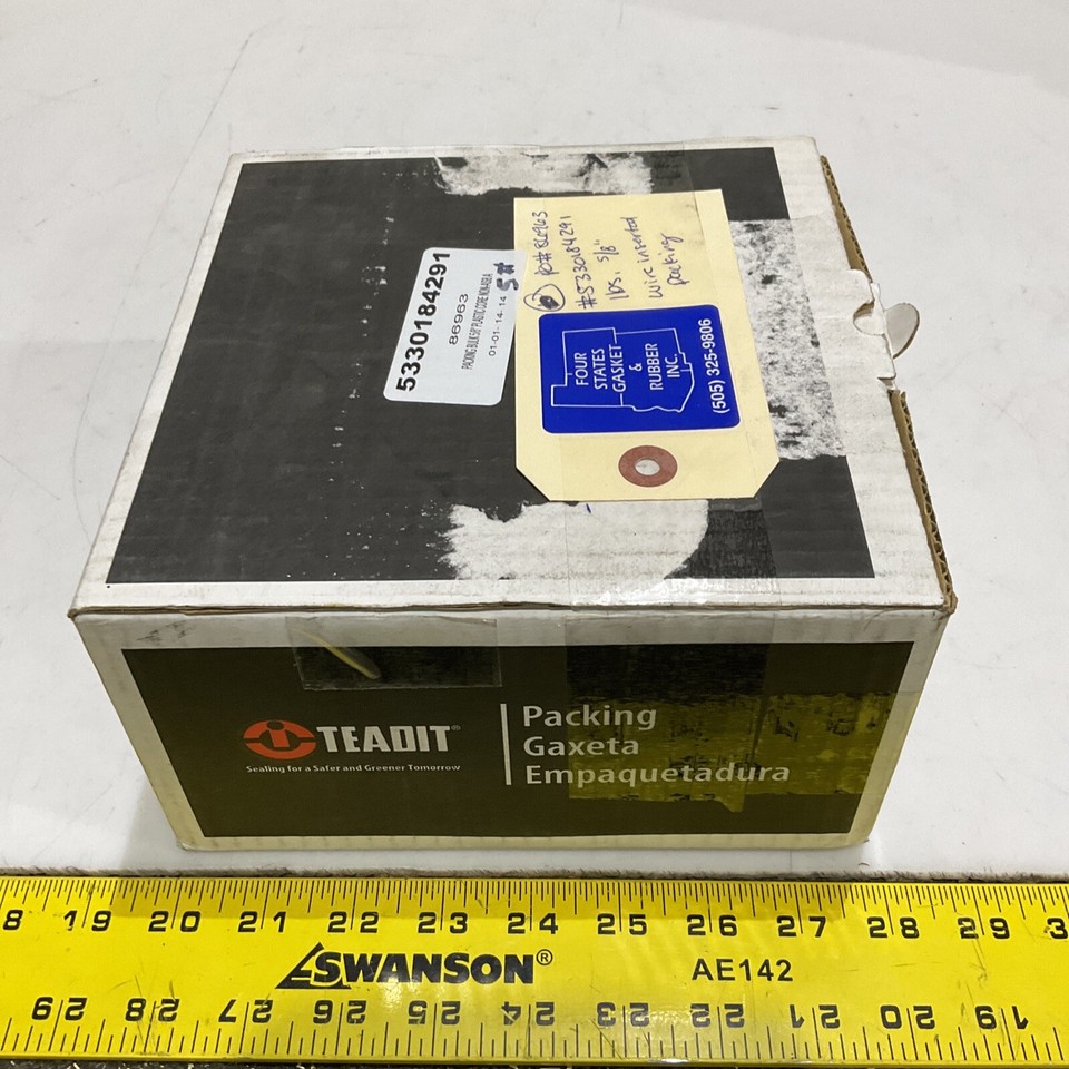 TEADIT 2214 PACKING 5/8” HIGH TEMP VALVE STEM 5# 373 | eBay