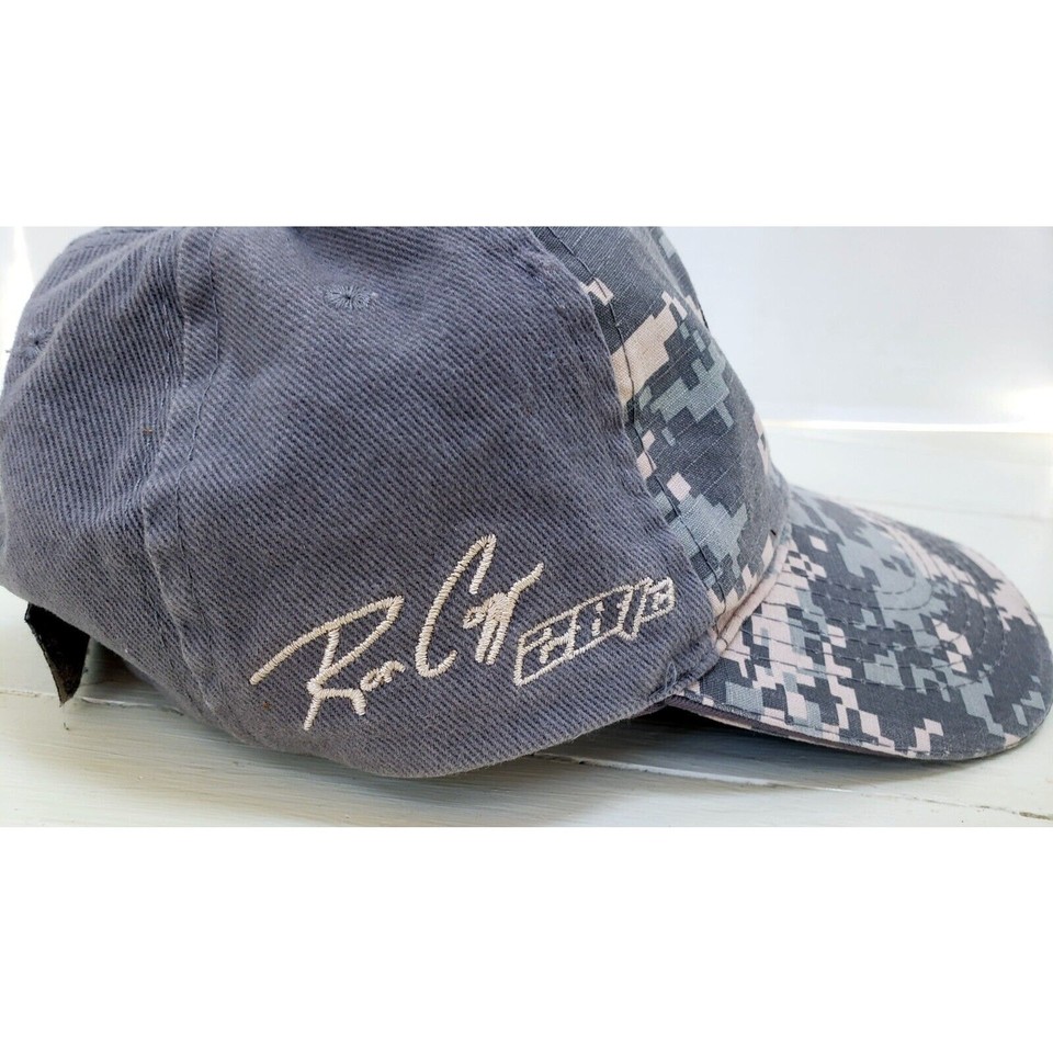 Adjustable Camo Hat Baseball Cap Chase Elliott Ron Capps Racing Fallen ...