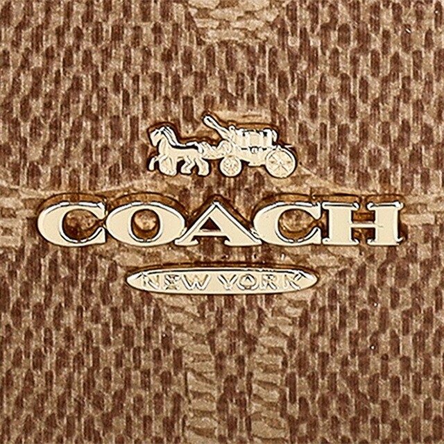 Coach Coin Case CW883 Tan/Black Wallet with Chain Strap New | eBay UK