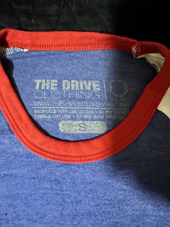 The Drive Clothing Ringer T-Shirt Indian Chief Skull Red , White And ...