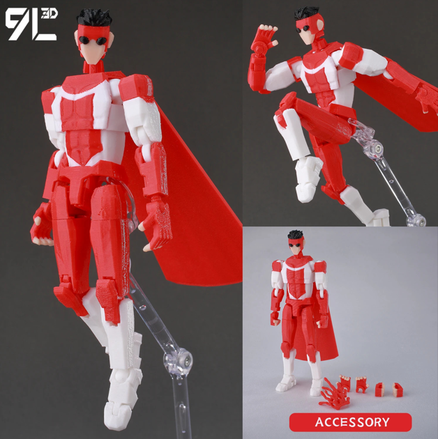 invincible action figure - Action Figure 3D Printed Anime Model Multi ...