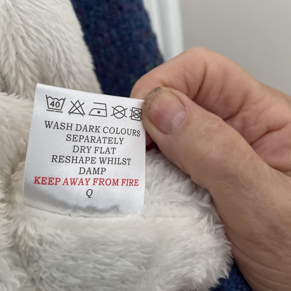 AMBER LADIES BORG ZIP CARDIGAN FLEECE LINED SIZE 16/18 | eBay UK