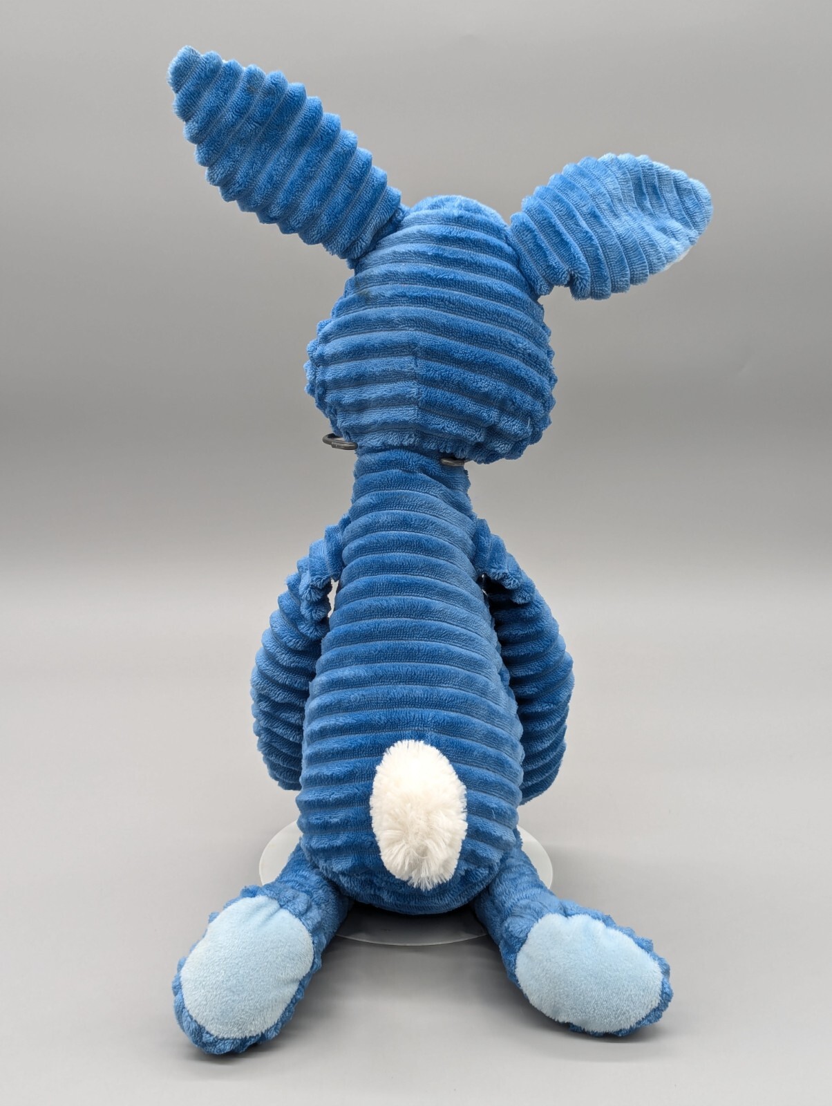 Walgreens Blue Ribbed Bunny Rabbit 15" Plush Stuffed Animal Toy Lovey ...