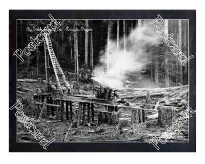 Historic Big Creek Logging Co. - Knappa, Oregon New Tracks Postcard 2 ...