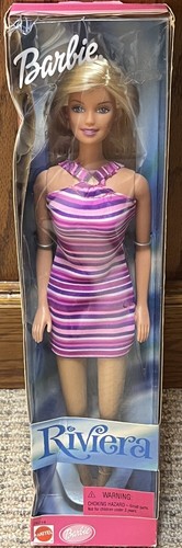 Barbie Riviera Fashion Doll 26218 Mattel 1999 Stripped Dress | eBay