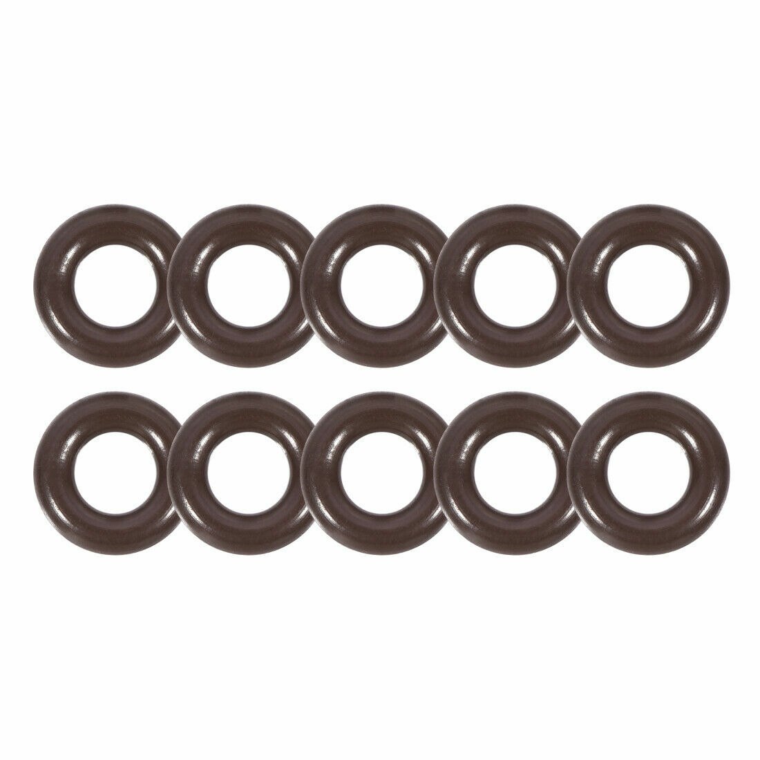 A 10pcs Rubber O-Rings 7.6mm OD 4mm ID 1.8mm Width Metric FKM Sealing ...