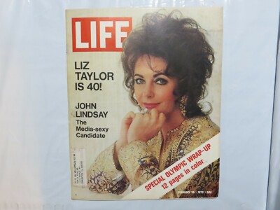 February 25, 1972 LIFE Magazine Elizabeth Taylor AJ | eBay