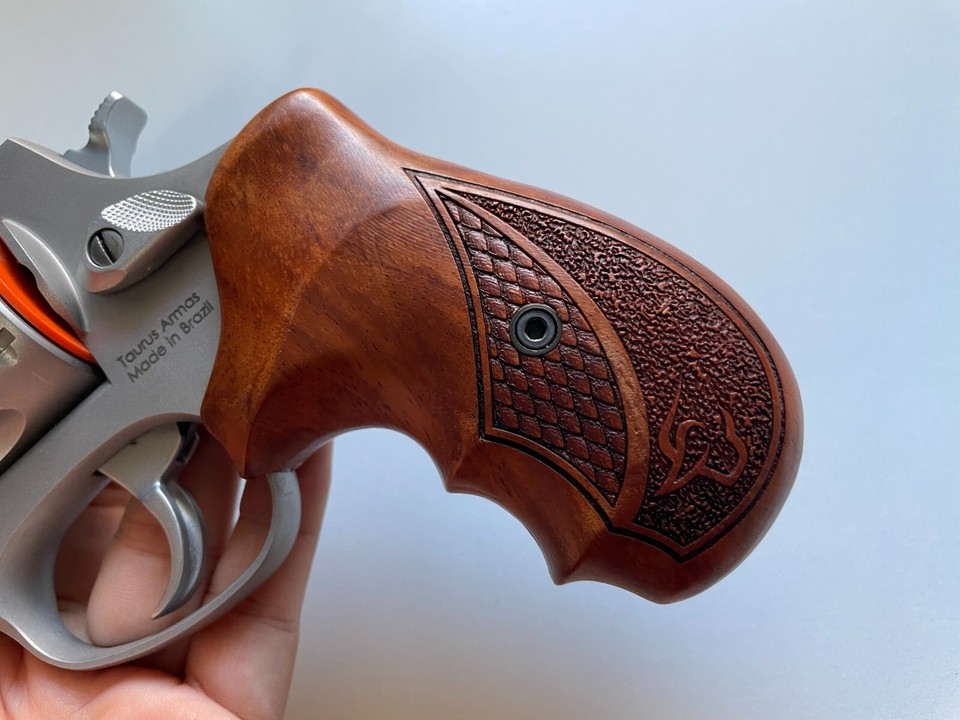 New Wood Grips for Taurus Small Frame M85 605 850 851 905 941.38 ...
