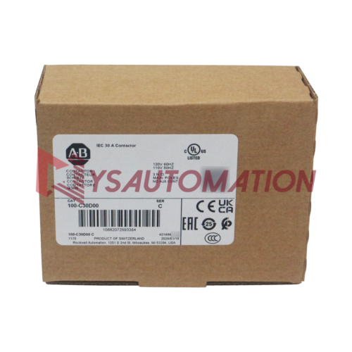 NEW Allen Bradley 100-C30D00 120V 30AMP Contactor No Aux Contact US | eBay