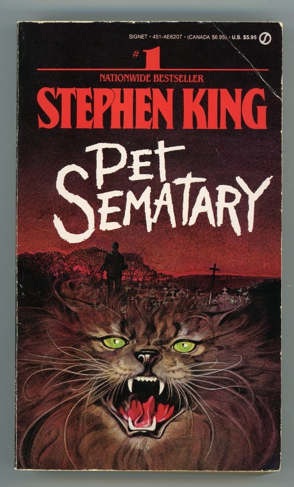 Stephen King ~ Signed Autographed "Pet Sematary" Book ~ PSA DNA | eBay