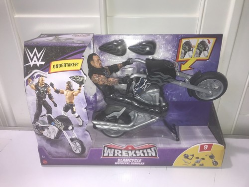 WWE Wrekkin Slamcycle with THE UNDERTAKER Wrestling Figure Motorcycle ...