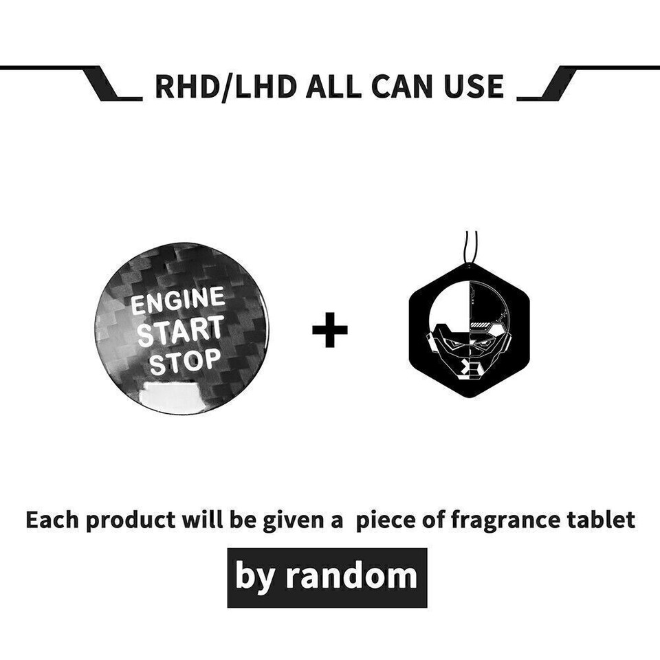 Carbon fiber Engine Start Stop Button cover For LEXUS IS ES GS NX RX LX ...