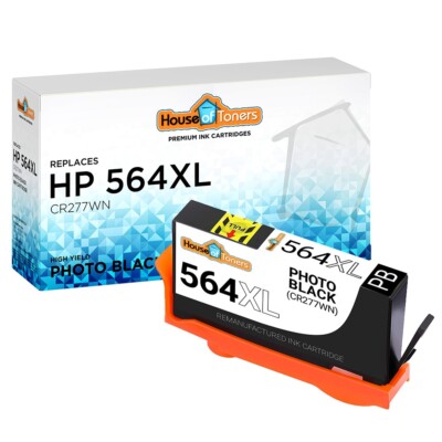 Photo Black #564XL Ink Cartridge for HP Photosmart 7520 7525 | eBay