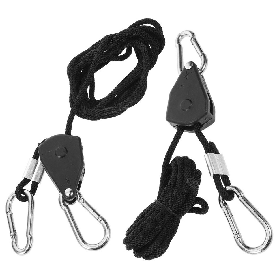 Gardening Light Hanger Grow Pulley Adjustable Rope Clip Fixtures | eBay ...
