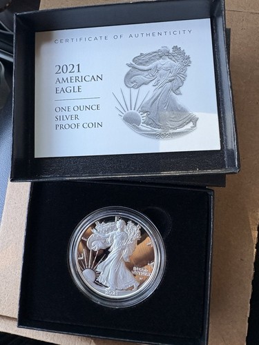 2021-W $1 American Proof Silver Eagle Type 1 in Original Government Packaging | eBay