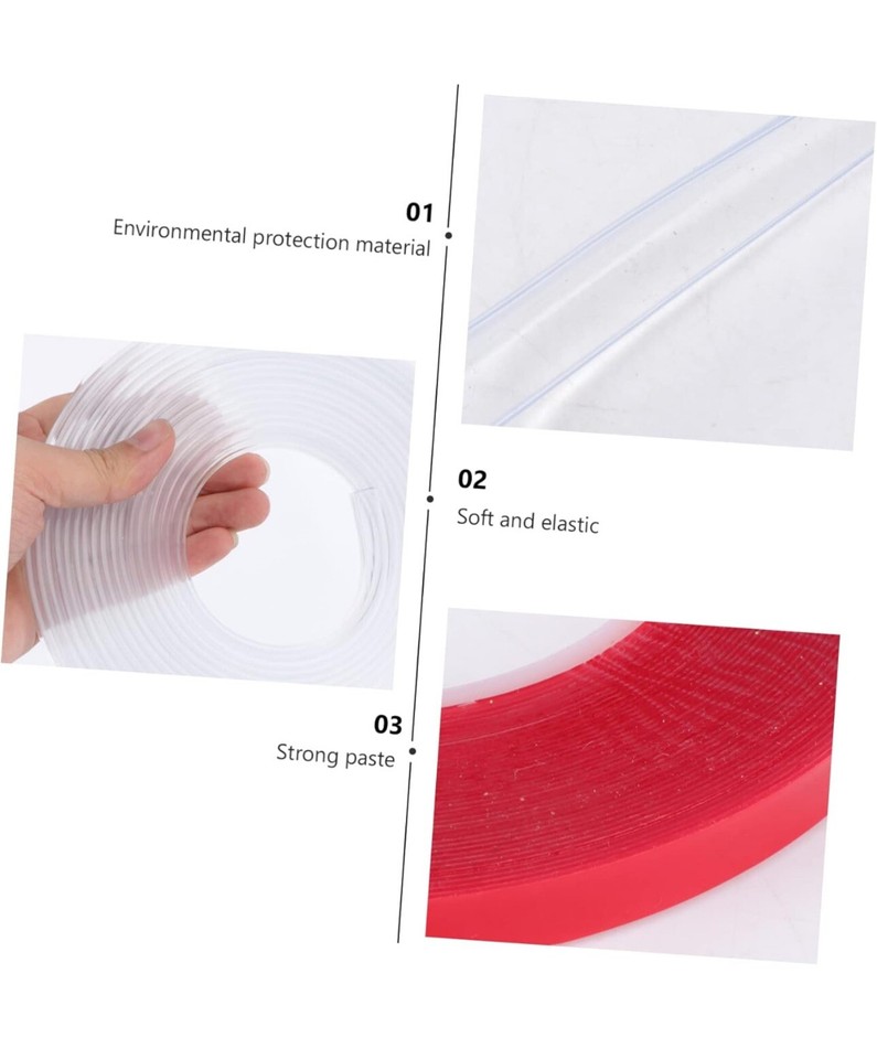 Soft PVC Bumper Baby Safety Corner Protection Strip Guards Table Edge ...