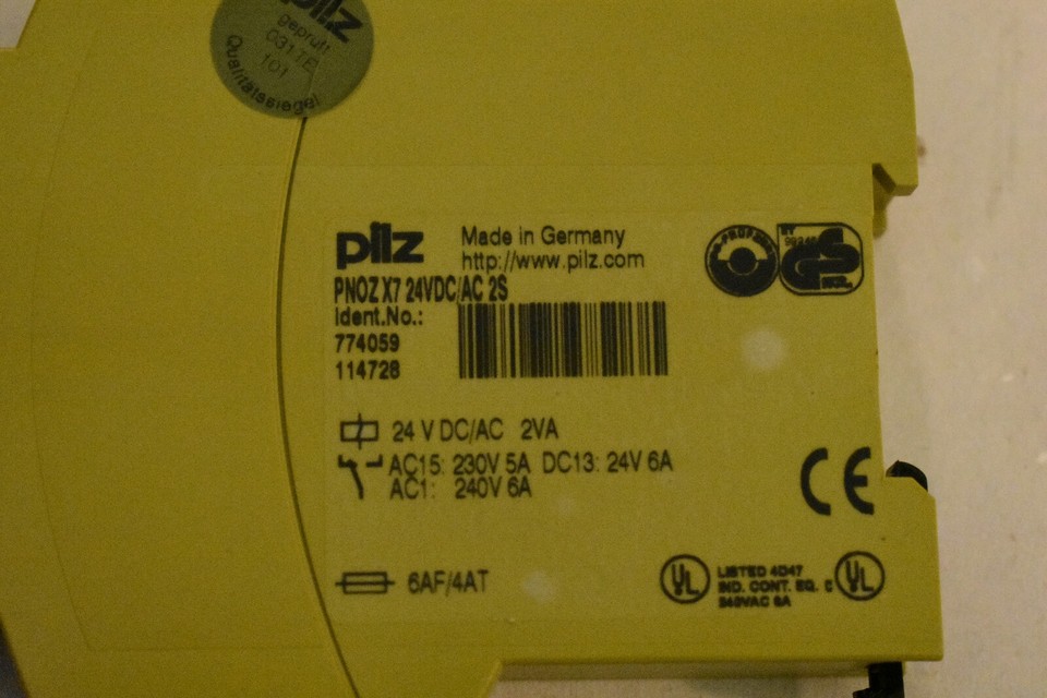 PILZ PNOZ X7 24VDC/AC 2S SAFETY RELAY PNOZX7 24VDCAC 2S | eBay