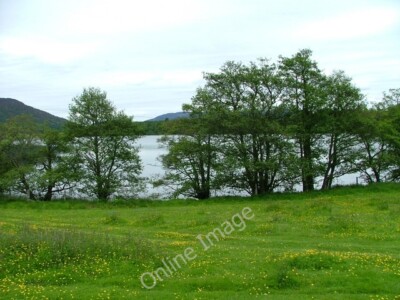 Photo 6x4 Field overlooking Loch Alvie Viewed from Alvie church. c2010 ...