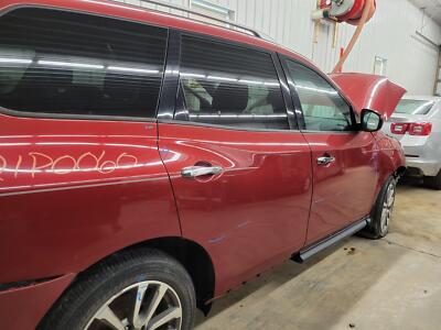 14-15 NISSAN PATHFINDER PASSENGER RIGHT REAR SIDE DOOR ASSY CAYENNE RED ...