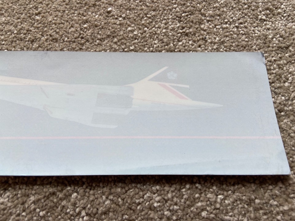 British Airways Concorde - Large (30cm) Window sticker from Landor era ...