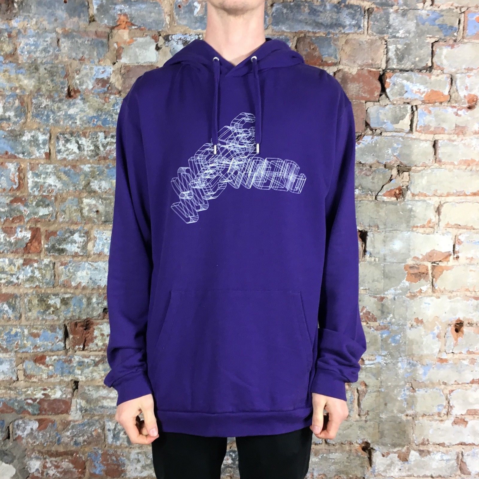 WESC Logo Wire Sweatshirt Pullover Hoodie Brand New - Purple Size: M,L ...