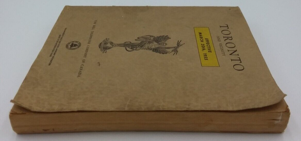 1955 Toronto and Vicinity Bell Canada Telephone Directory Book Rare ...