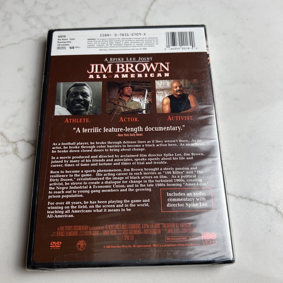 Jim Brown: All American (DVD, 2004) 26359201820| eBay