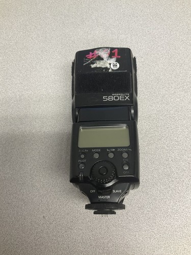 Canon Speedlight 580EX Shoe Mount Flash (FOR PARTS- AS-IS) | eBay