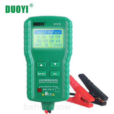 12V Car Battery Tester AH CCA Voltage Battery Load Analyzer ...