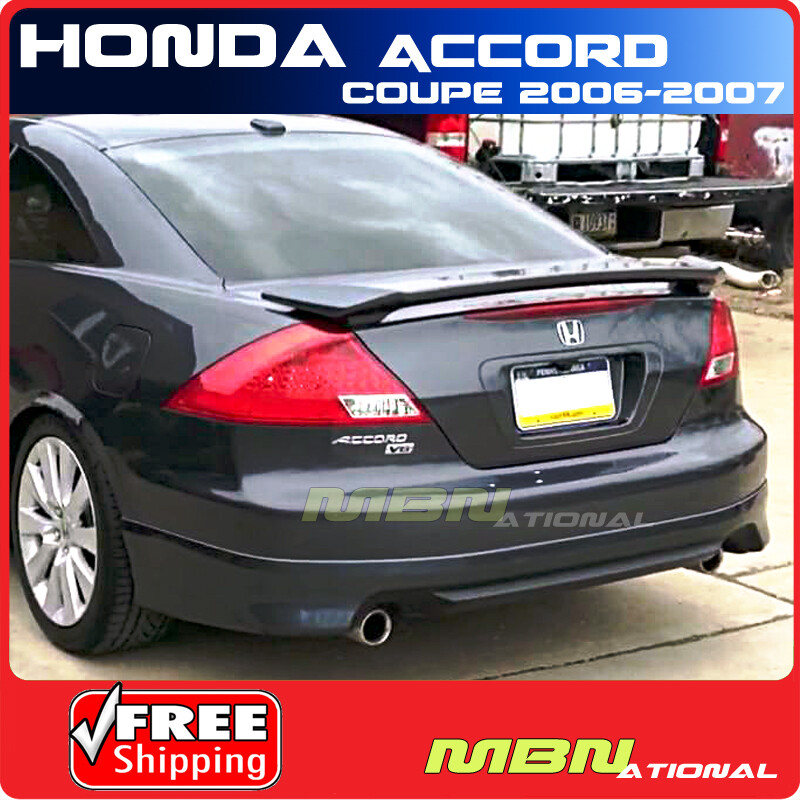 06-07 For Honda Accord 2D 2D Rear Trunk Tail Wing Spoiler Primer ...