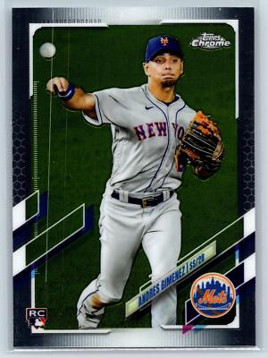 Andres Gimenez 2021 Topps Chrome RC New York Mets #88 | eBay