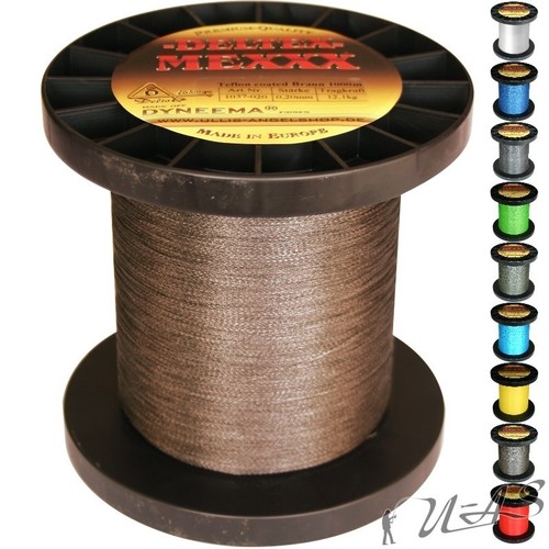 Deltex Mexxx Hi-Tec Rund Geflochtene Angel Schnur Teflon 0,25 110M ...