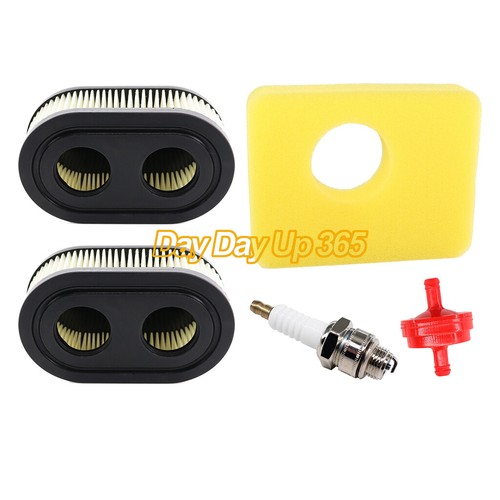2x Air Filter Spark Plug For Briggs & Stratton 550EX 625EX 725EXi ...