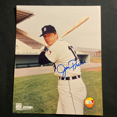 1968 JIM PRICE Signed AUTOGRAPHED 8x10 photo Detroit TIGERS WORLD ...