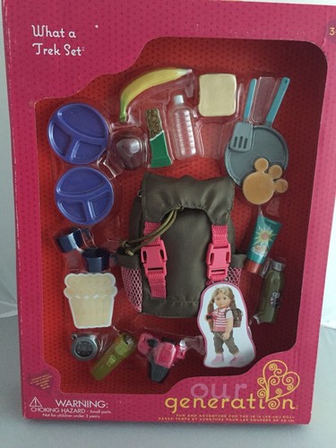 Our Generation Dolls What A Trek Hiking Gear Set for Dolls, 18" - NEW ...