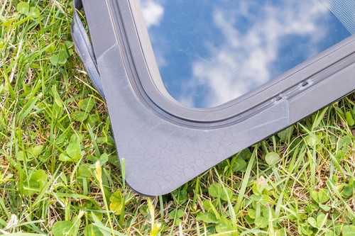 ARE Camper shell (Right) Window 14-18 Chevy 5.7ft Bed CC Camper shell ...