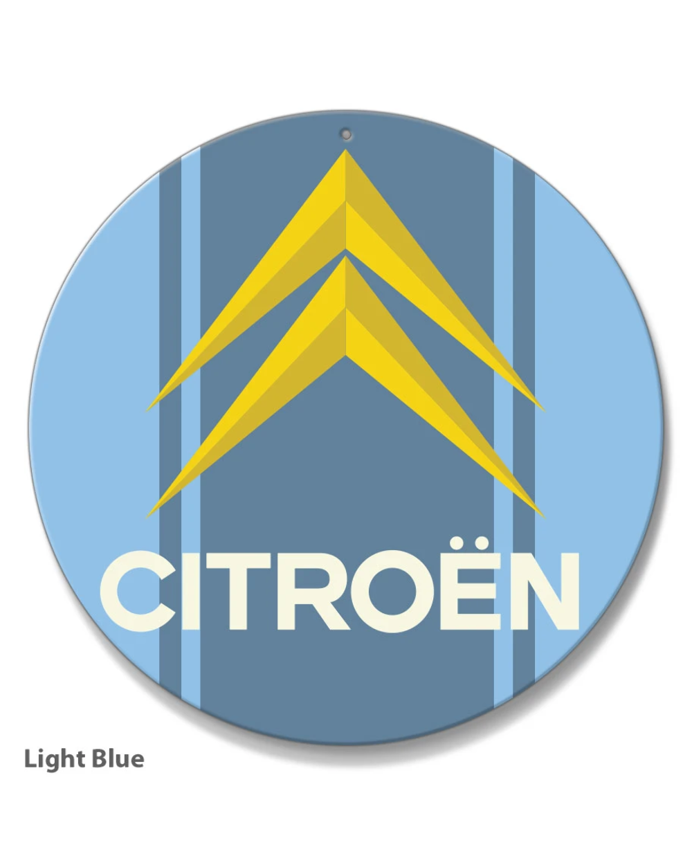 Citroen Emblem Round Aluminum Sign - 14 colors - Made in the USA ...